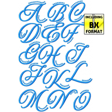 Tiny Intro Script Font · Oma’s Place Machine Embroidery Designs