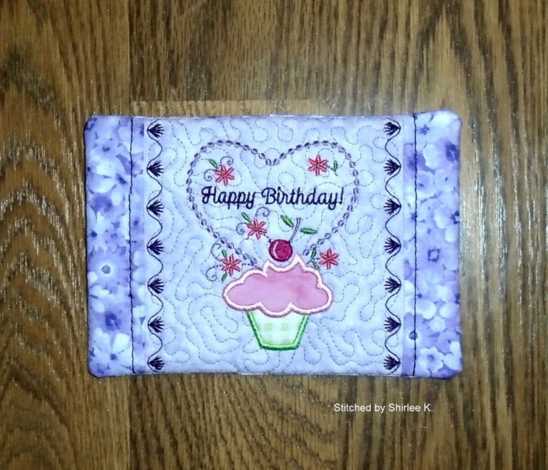 Cupcake Mug Rug (5×7) · Oma’s Place Machine Embroidery Designs