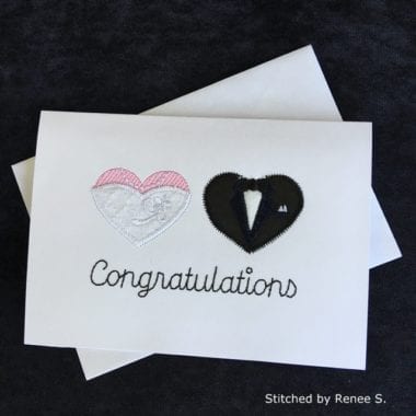 Wedding Card · Oma’s Place Machine Embroidery Designs