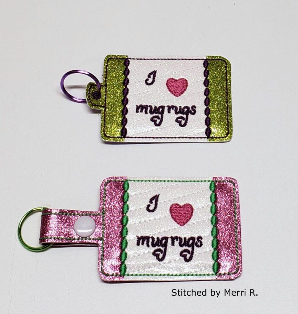 Mug Rug Tags (I love Mug Rugs) · Oma’s Place Machine Embroidery Designs