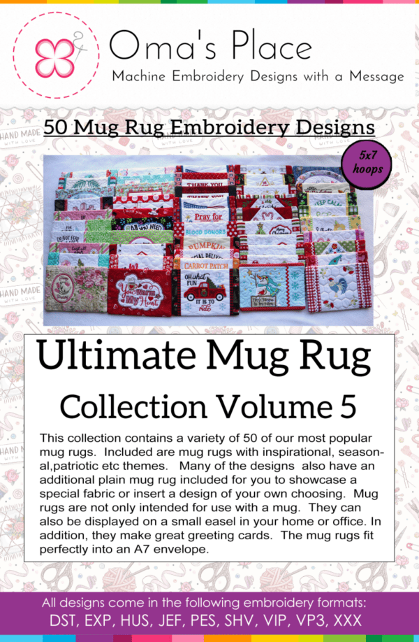 Oma’s Place Machine Embroidery Designs