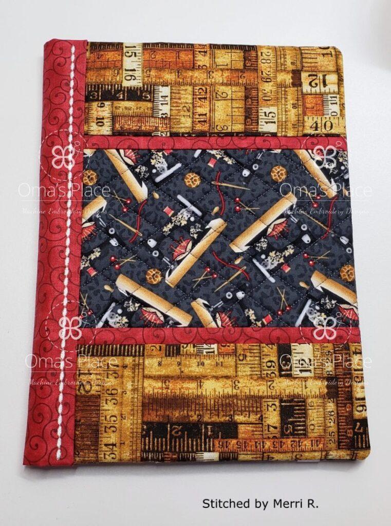 Composition Book Cover 4 (7×11) · Oma’s Place Machine Embroidery Designs