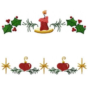 Whimsical Christmas Borders · Oma’s Place Machine Embroidery Designs