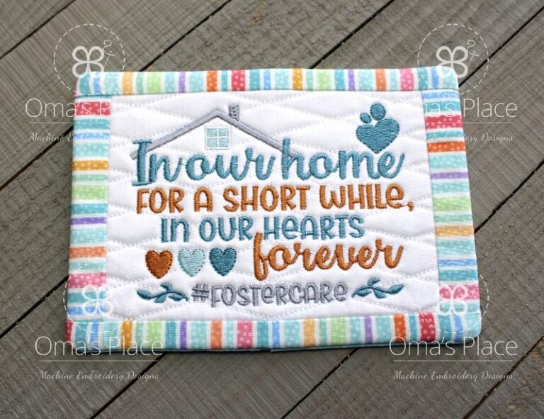 Farm Fresh Mug Rug Set · Oma’s Place Machine Embroidery Designs