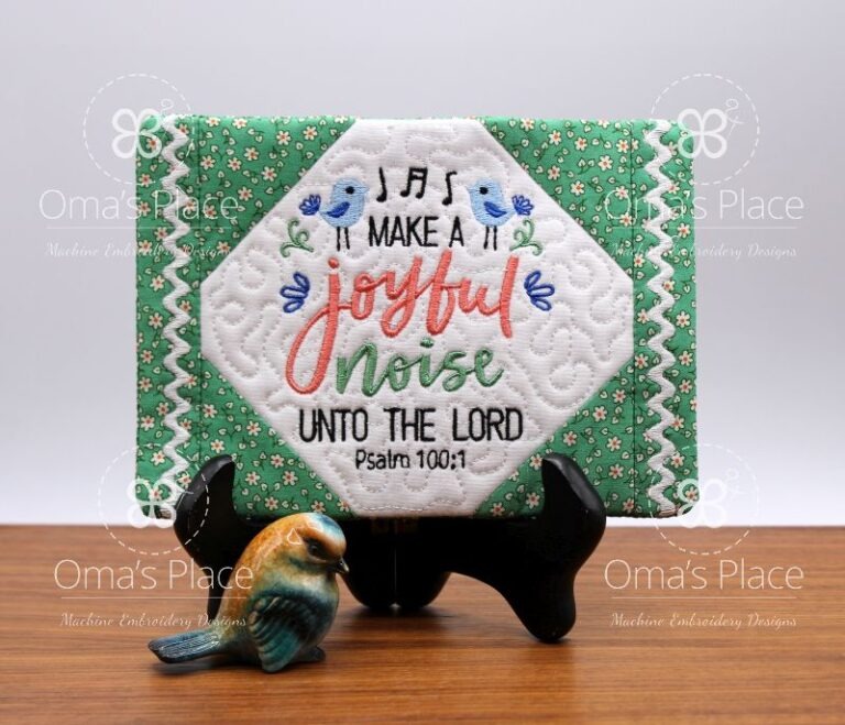 Farm Fresh Mug Rug Set · Oma’s Place Machine Embroidery Designs