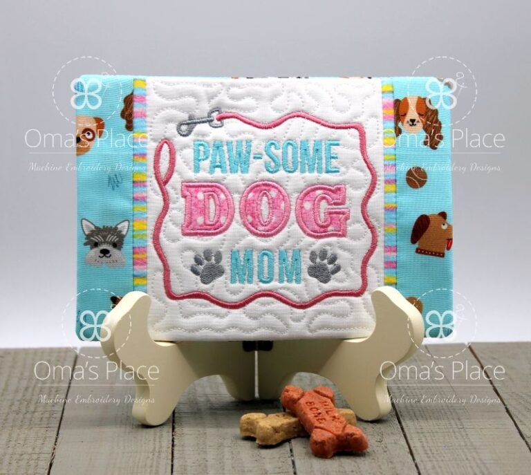 In The Hoop Mug Rugs for 5×7 hoops - Oma’s Place Embroidery